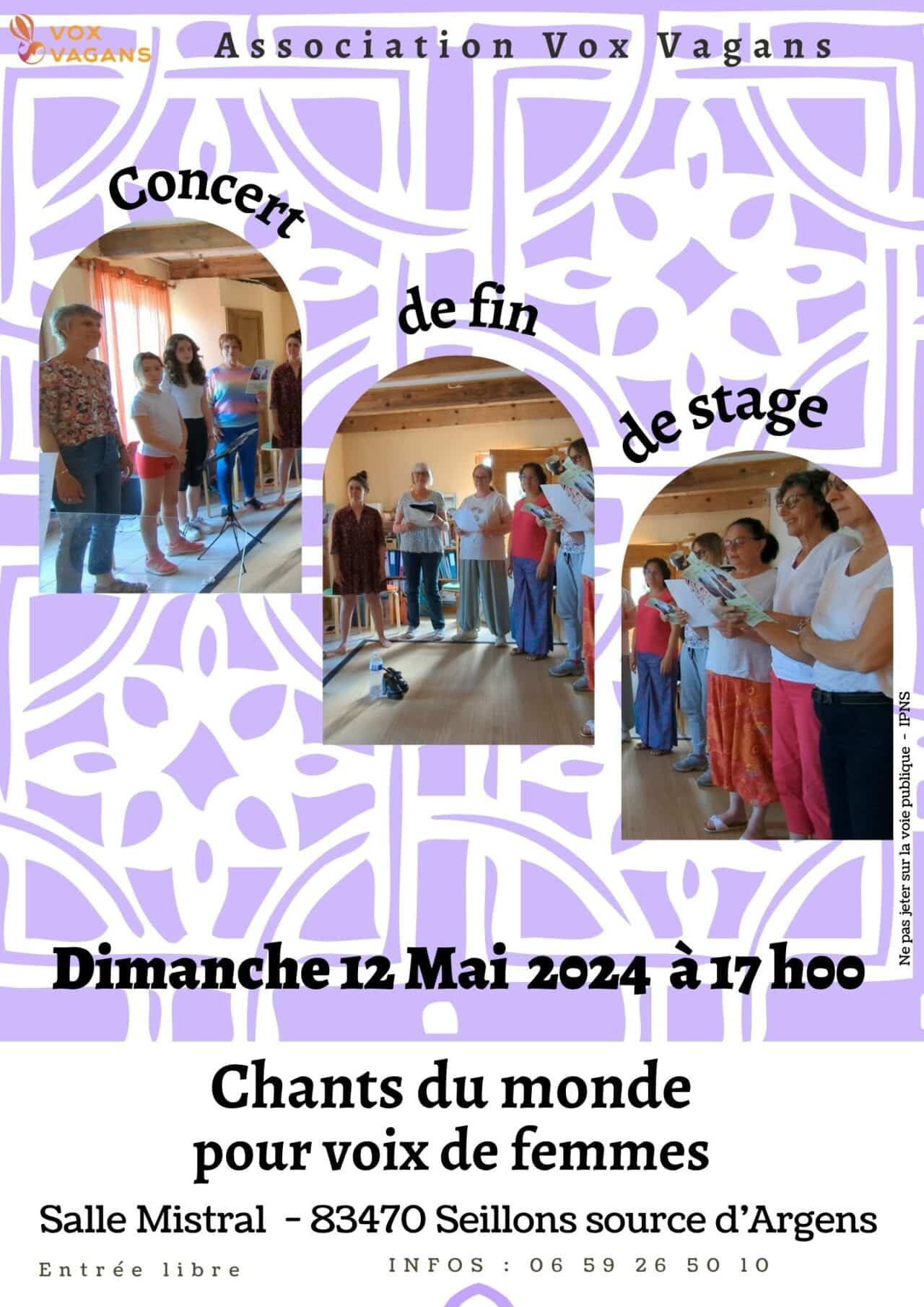 Concert de fin de stage | Ecole de chant Magrini